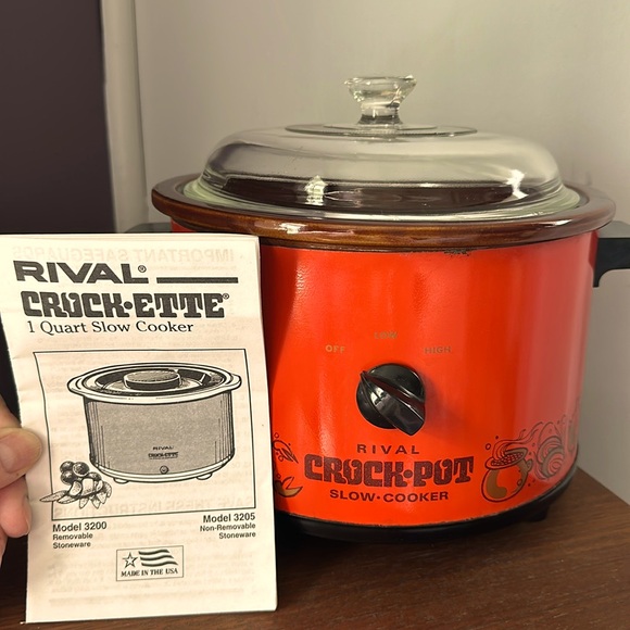Rival | Kitchen | Vintage Rival Crockette Qt Slow Cooker Model 325 ...